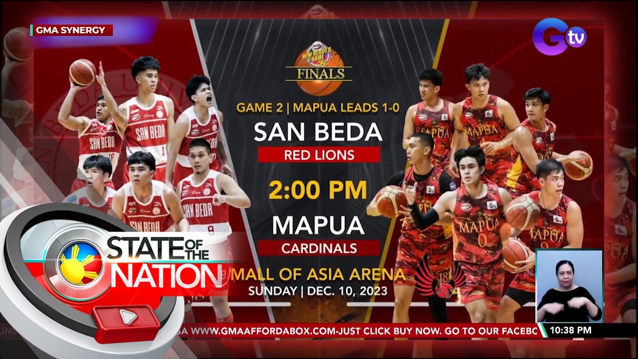 Mapua Cardinals, wagi vs. San Beda Red Lions sa Game 1 ng NCAA Men's ...