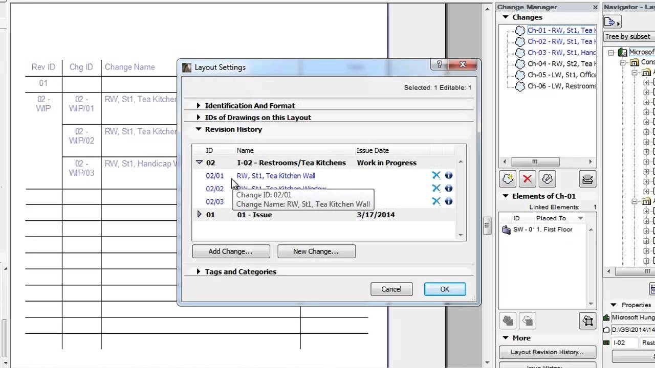 ARCHICAD Revision Management - Change Numbering in Revisions - YouTube
