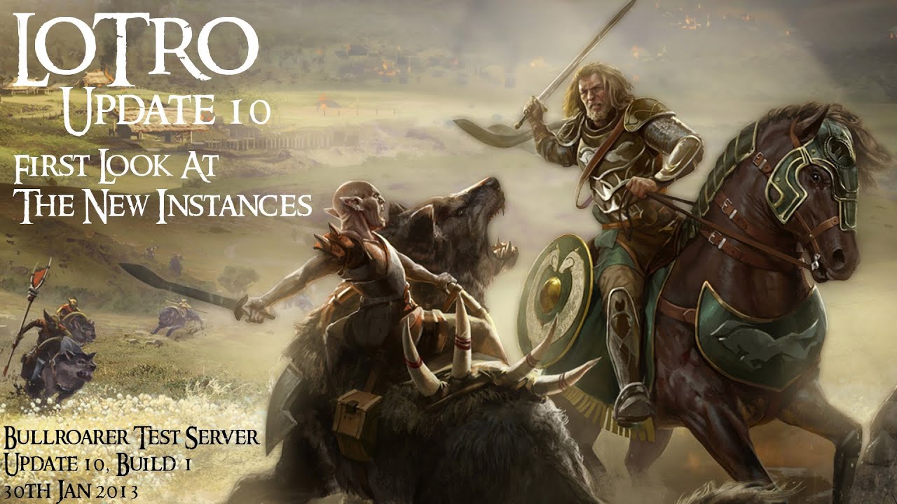 LOTRO Update 10 Beta - First Look At The New Instances - YouTube