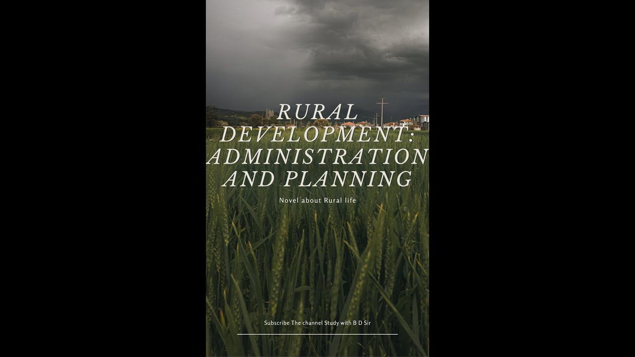 L0: Rural Development: Administration and Planning: Syllabus and Course ...