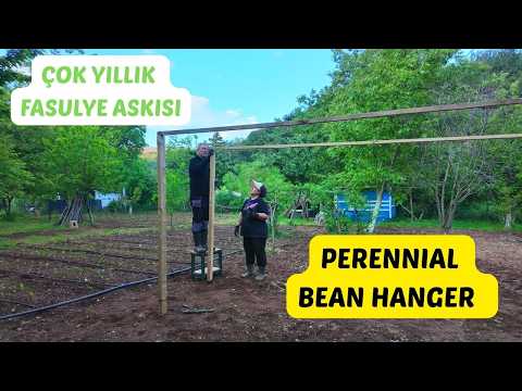 BAHÇEYE ÇOK YILLIK  DÜZENEK... FİDELERİ DİKERKEN BU ALET ÇOK İŞE YARIYOR...PERENNIAL BEAN HANGER