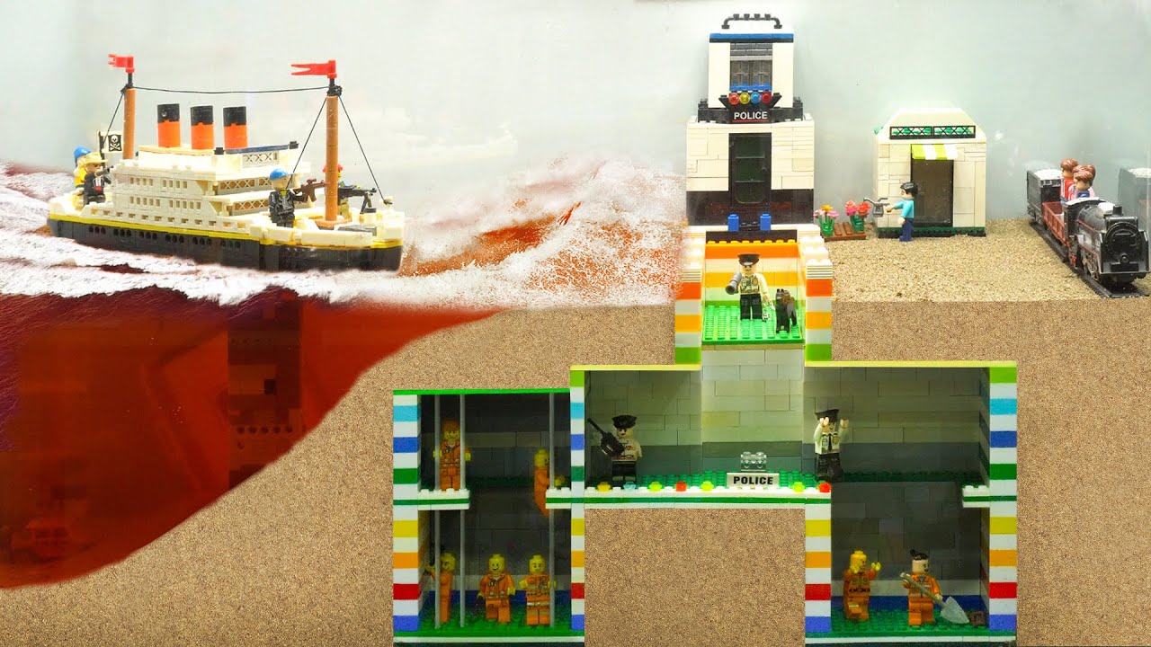 Lego Dam Breach Experiment - Titanic Lego Ship Failure & NEW LEGO ...