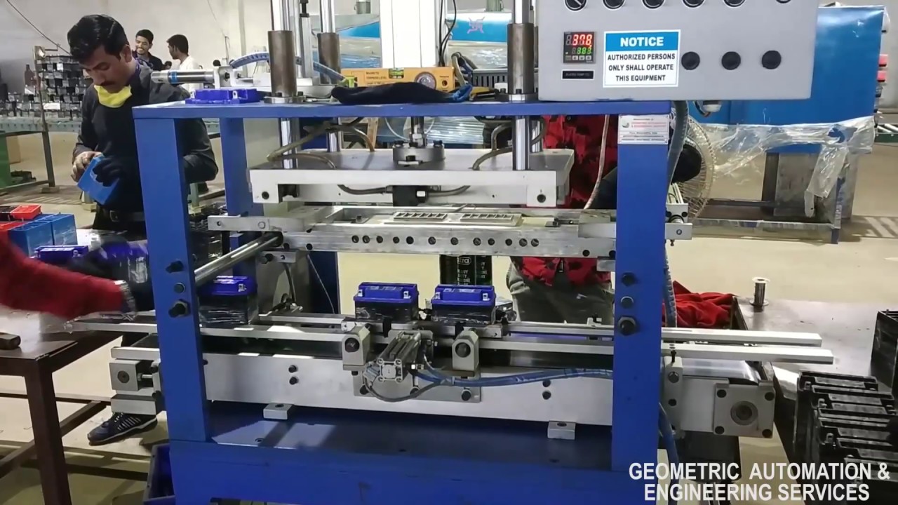Fully Auto Battery Sealing Machine - YouTube