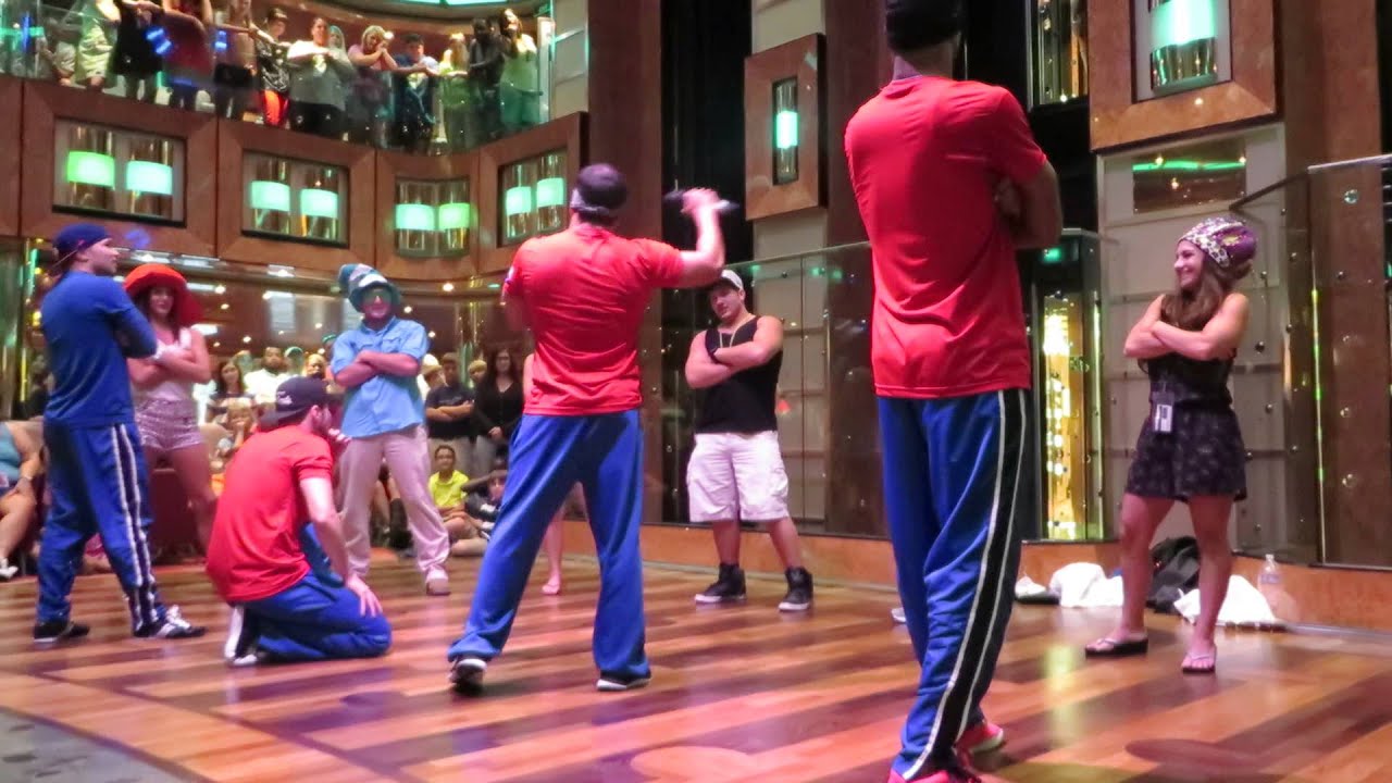 Ryan dancing with Carnival Dream's Fun Force part 2 - YouTube