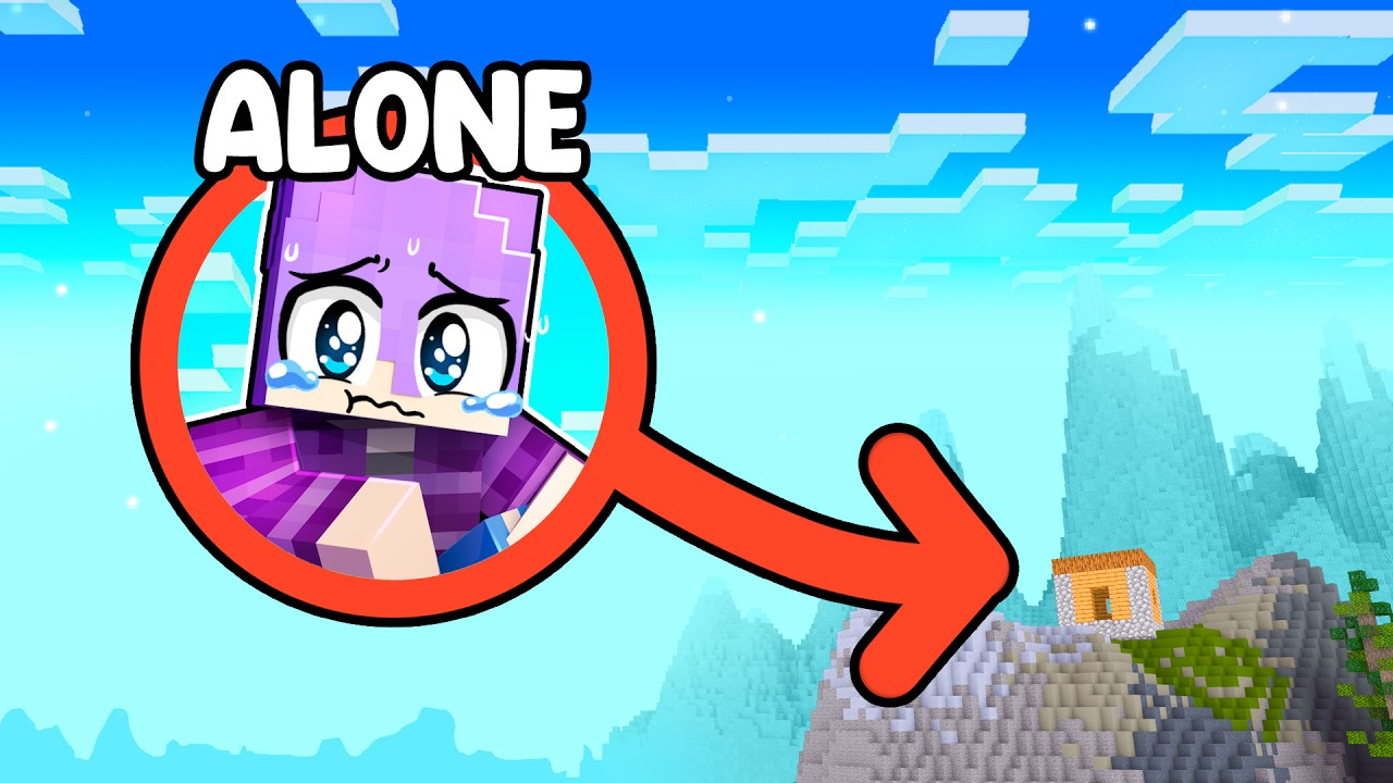 Friend is ALONE in Minecraft! - YouTube