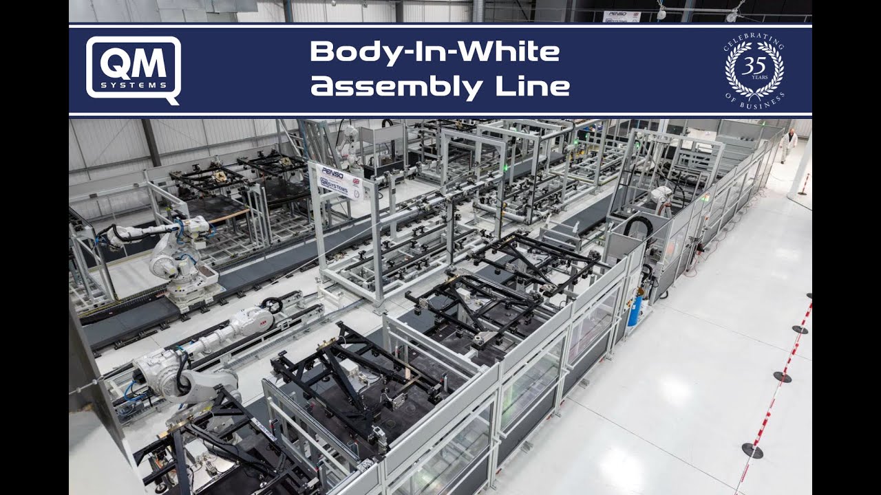 QM Systems - Body-In-White Assembly Line - YouTube