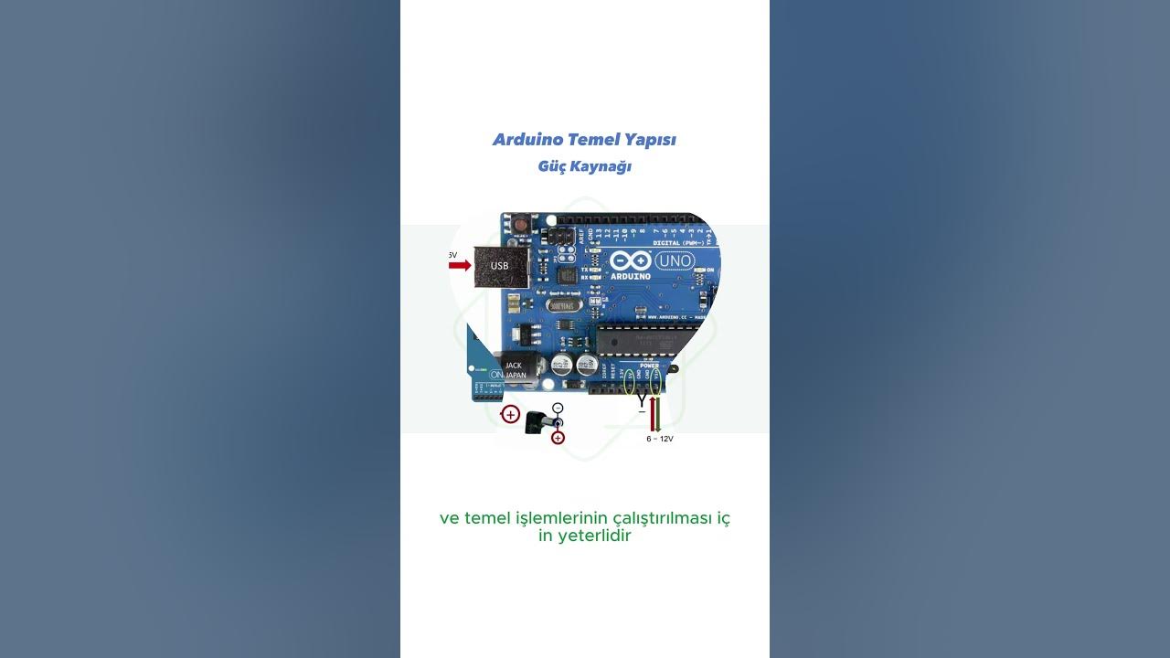 Arduino Güç Kaynağı 1 Arduino Arduinouno Arduinonano Arduinoproject Elektronik Shorts