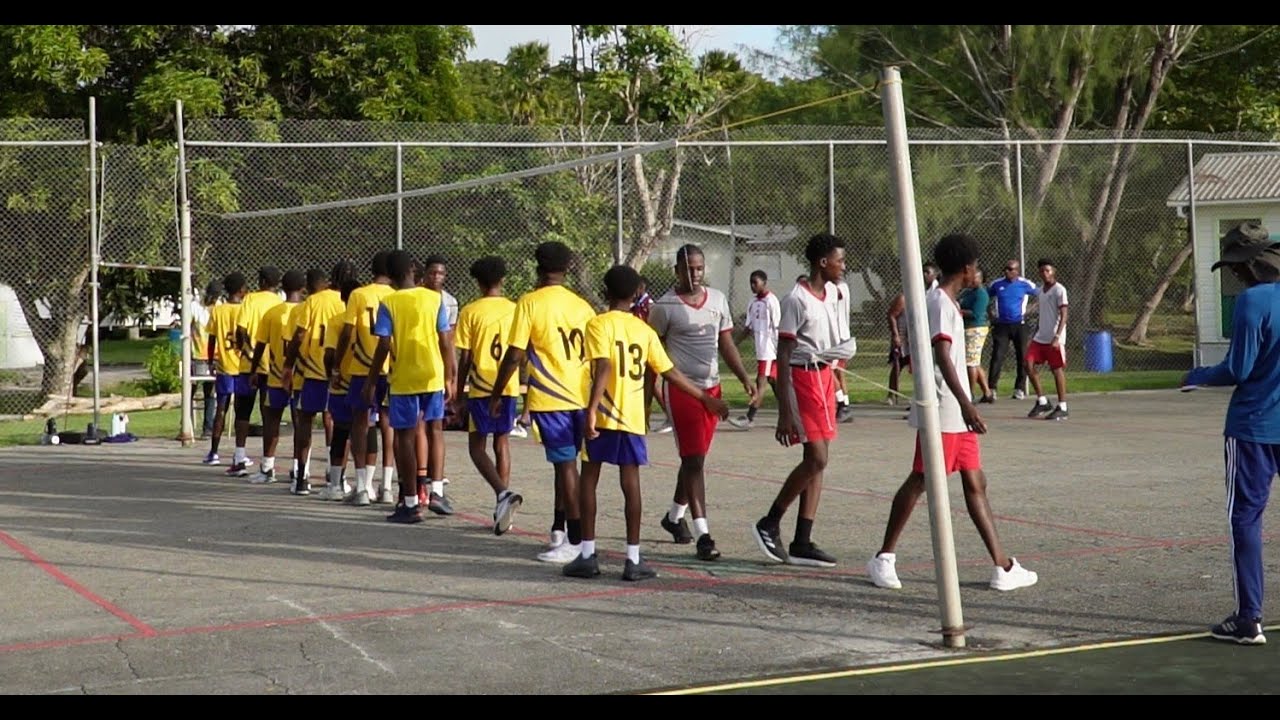St Leonard's Boys' vs Combermere School Under 19 Boys Volleyball - YouTube