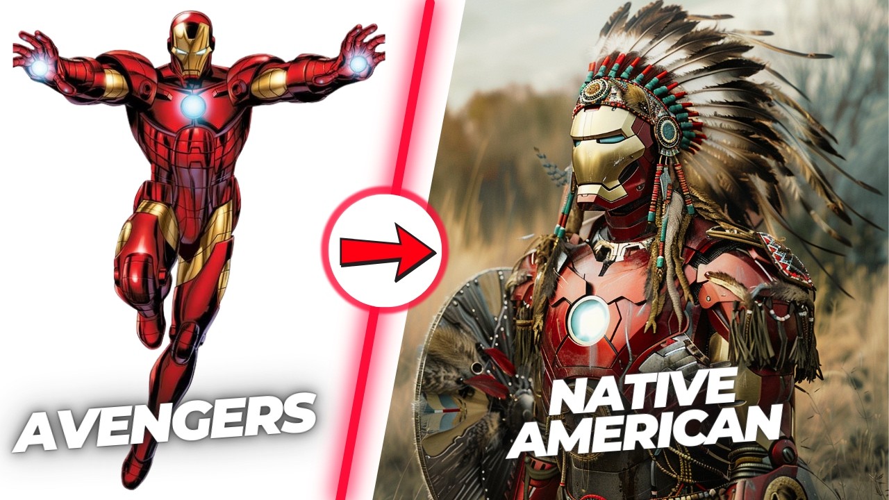 AVENGERS But NATIVE AMERICANS 🪶🛡️All Characters (Marvel & DC) 2024💥 ...