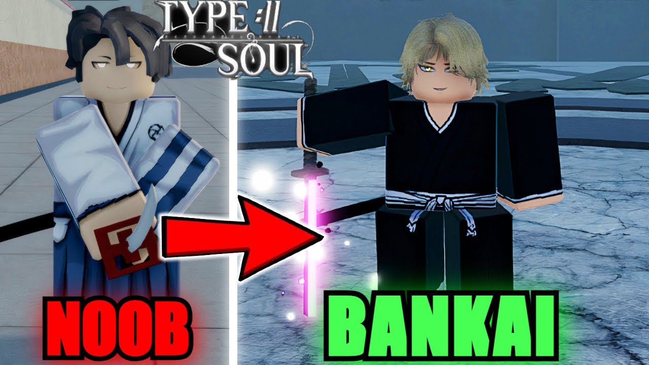 Going From Noob To BANKAI WEIGHT Izuru Kira In Type Soul...(Roblox ...