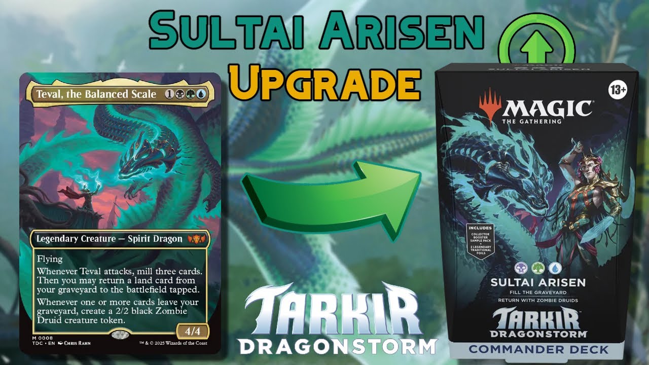 Sultai Arisen Precon Upgrade - Tarkir: Dragonstorm - MTG Commander (EDH ...