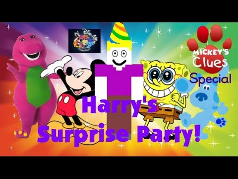 Mickey's Clues Special: Harry's Surprise Party! (My Version) - YouTube
