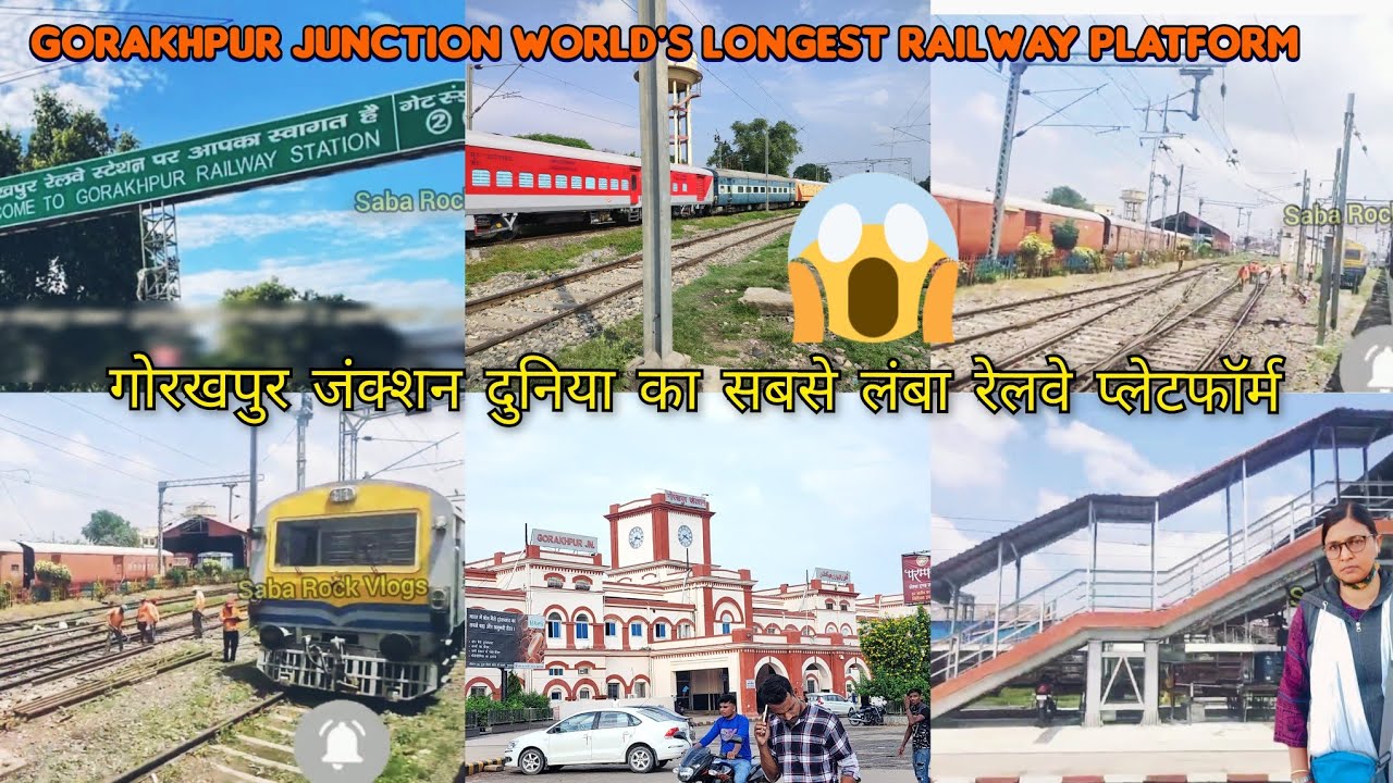 World's Longest Railway Platform/Gorakhpur Railway Stations - YouTube