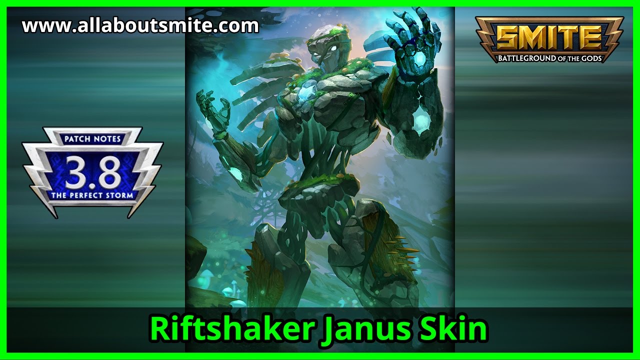 Smite - Riftshaker Janus (Skin Spotlight) | allaboutsmite - YouTube