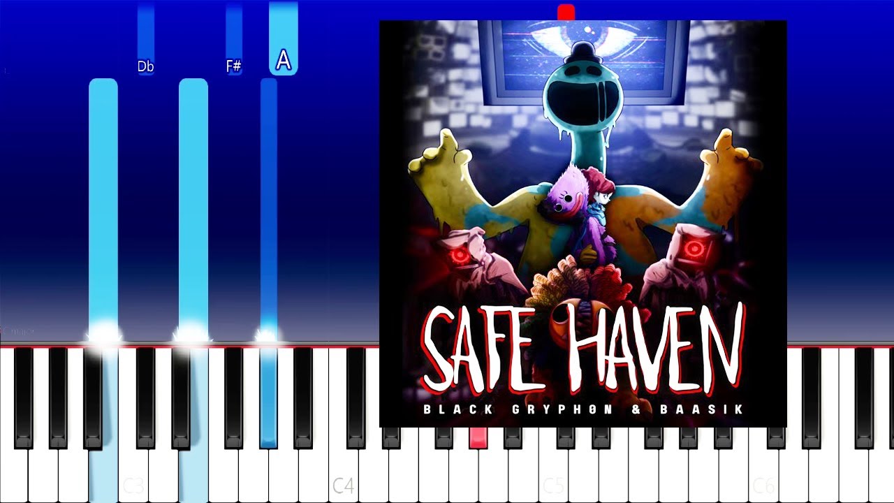 Black Gryph0n & Baasik - Safe Haven (Piano Tutorial) - YouTube