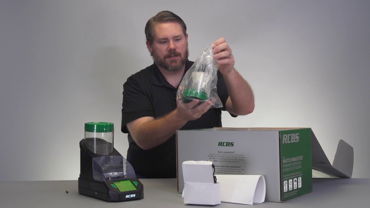 RCBS MatchMaster Powder Dispenser Unboxing - YouTube