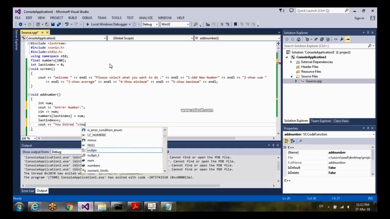 C Coding A Program Calculating Sum Averageminmax Youtube 6504