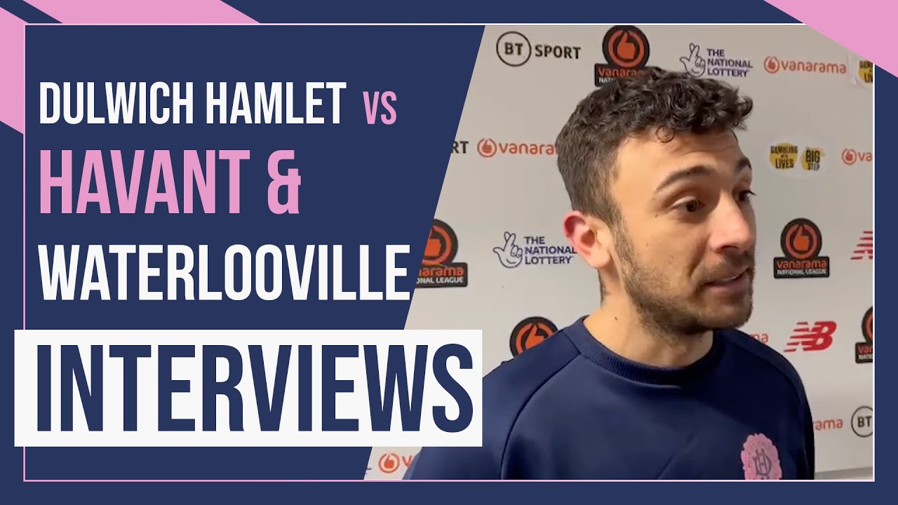 HAMLET INTERVIEWS: George Porter vs Havant & Waterlooville | National ...