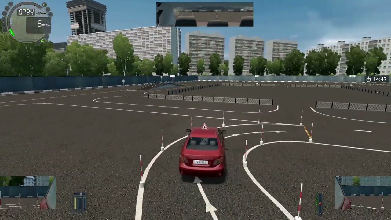 시티카 드라이빙 기능시험 시작방법 city car driving track test start - YouTube