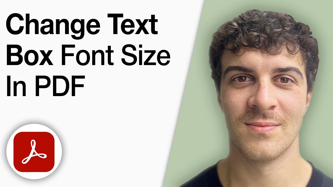 How to Change Text Box Font Size in PDF Edit PDF Using Adobe Acrobat ...