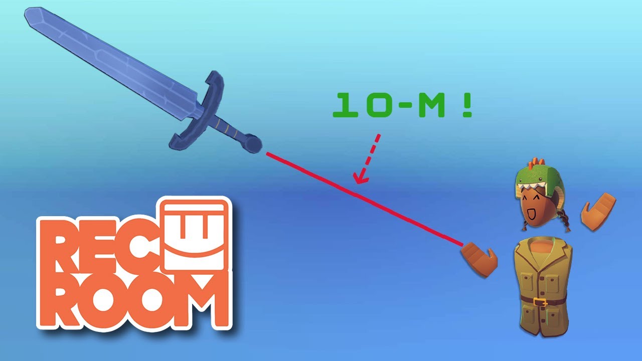 how to extend any holdable item on rec room! (must watch!) - YouTube