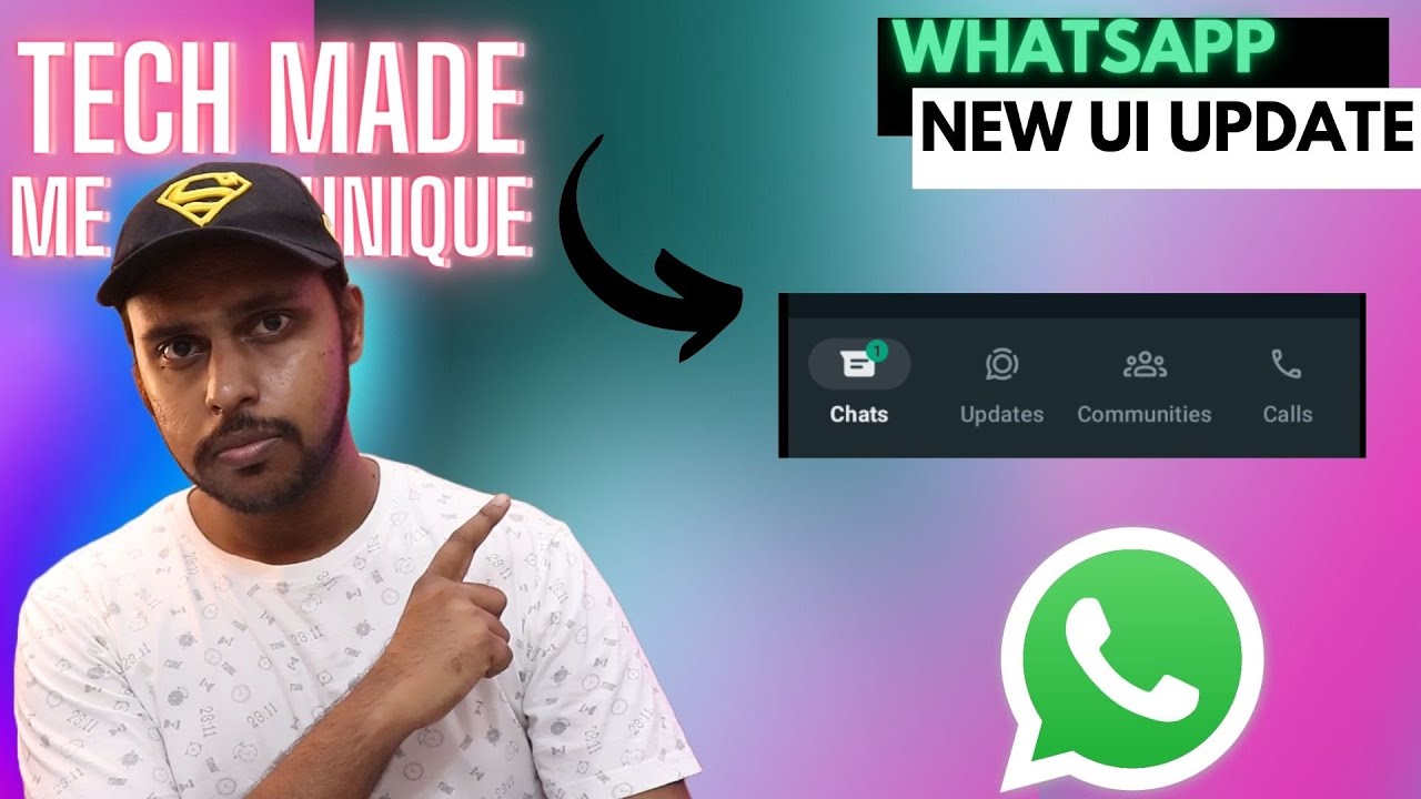 Whatsapp new ui update | whatsapp bottom navigation bar update 2023 ...