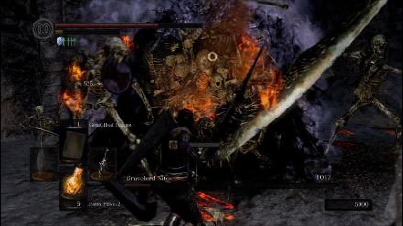 Dark Souls REMASTERED x GraveLord Nito Boss Fight #NoCommentary - YouTube