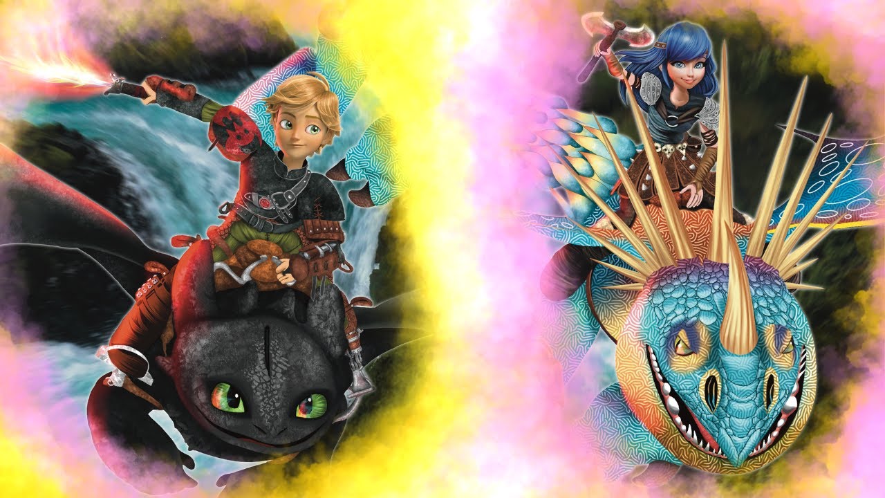 HTTYD & Miraculous Ladybug Crossover | Lolly's Creativity - YouTube