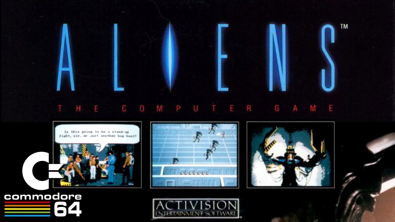 ALIENS [C64] Nello Spazio Nessuno può Sentirti Dire che Escono dalle F++te Pareti! (Activision ...