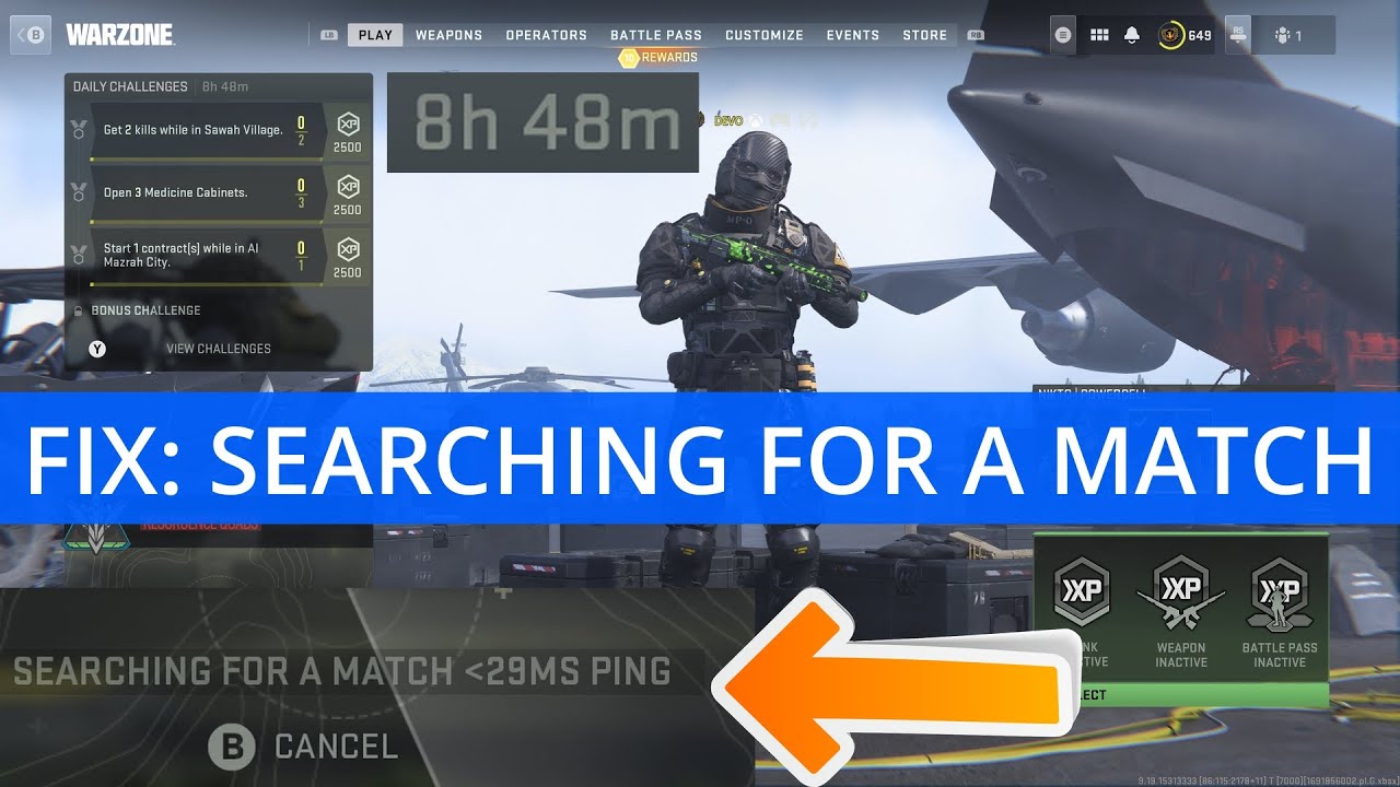 How To Fix Call of Duty WARZONE 2 On PC & Xbox Stuck Searching For A ...