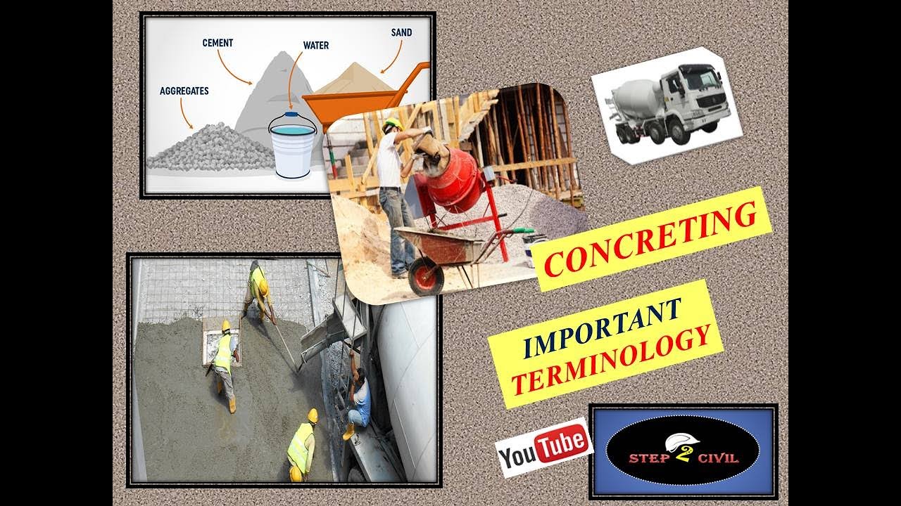 Concreting & Concrete Terminology - YouTube