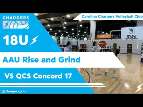 AAU Rise and Grind Chargers 18U VS QCS Concord 17 - YouTube