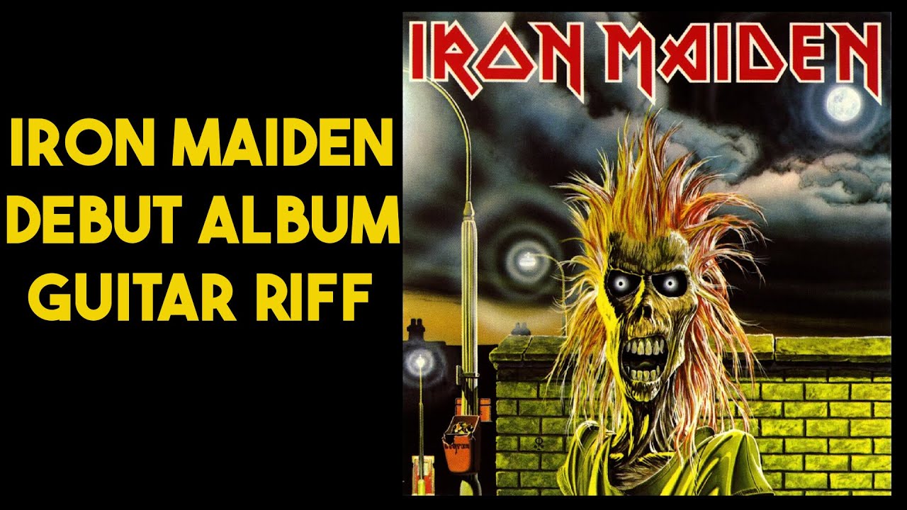 IRON MAIDEN DEBUT STUDIO ALBUM 1980 GUITAR RIFF #guitar #guitarcover ...