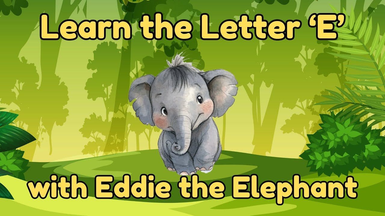 The Easiest Way to Learn the Letter E (with Animals!) - YouTube