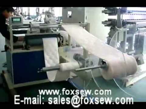 Double Sewing Heads Serging Machine - YouTube
