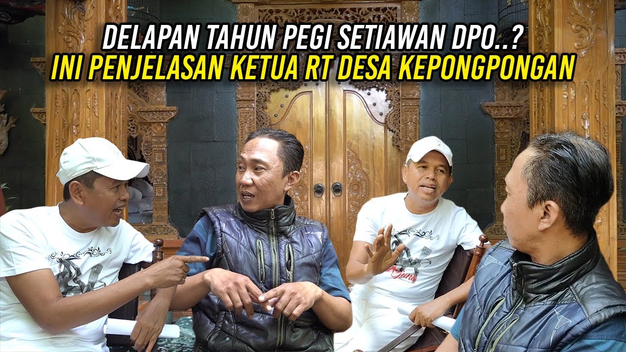 DELAPAN TAHUN PEGI DPO? INI PENJELASAN KETUA RT 02 - RW 02 DESA ...