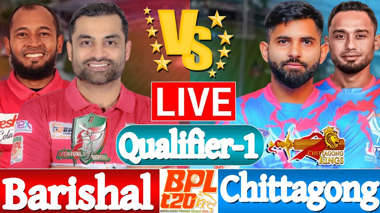 BPL SCORE 2025 | Live Cricket Match Today | Barishal vs Chittagong ...