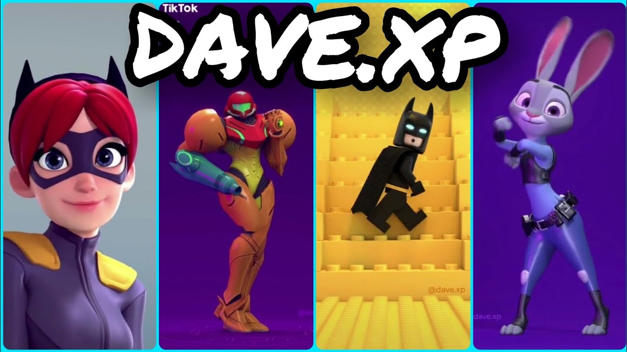 TikTok Animation Dances | TikTok Compilation from @dave.xp - YouTube