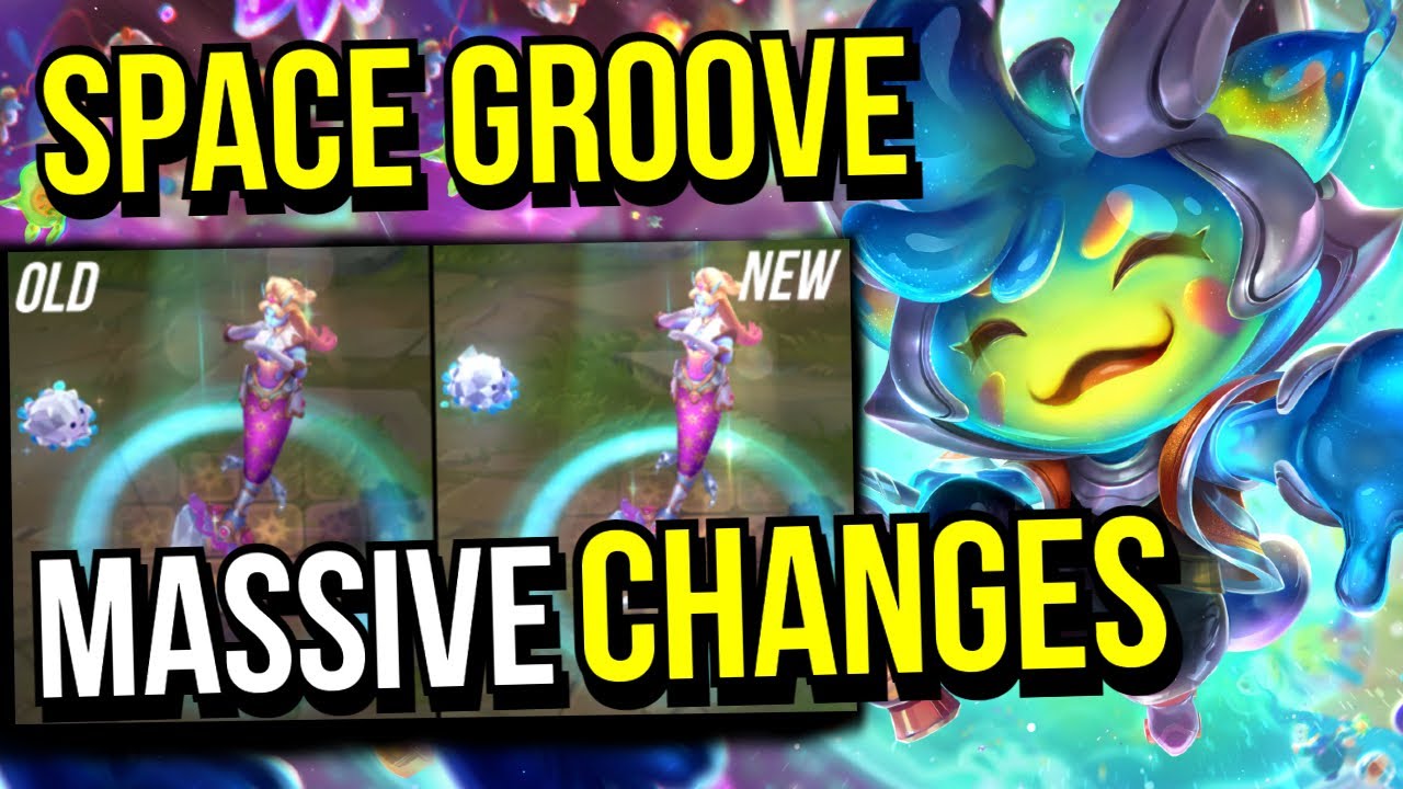 Massive Changes To Space Groove 2022 Skins | League of Legends - YouTube