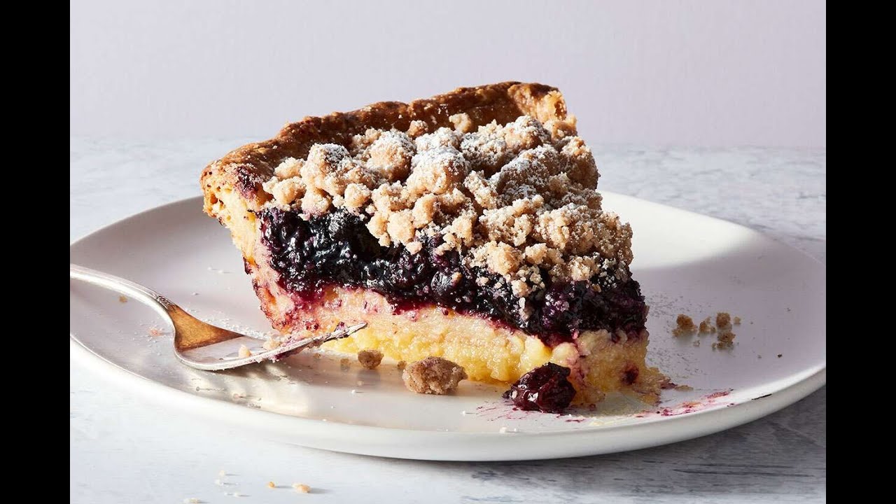 Blueberry Pie | New York Pie Extraordinary Recipe - YouTube