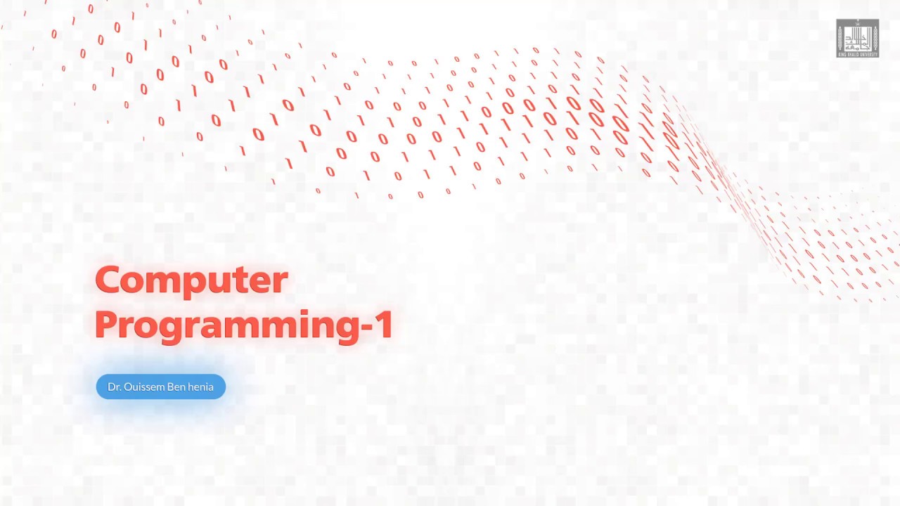 Computer Programming - 1 | U2-L1 | Primitive data types - YouTube