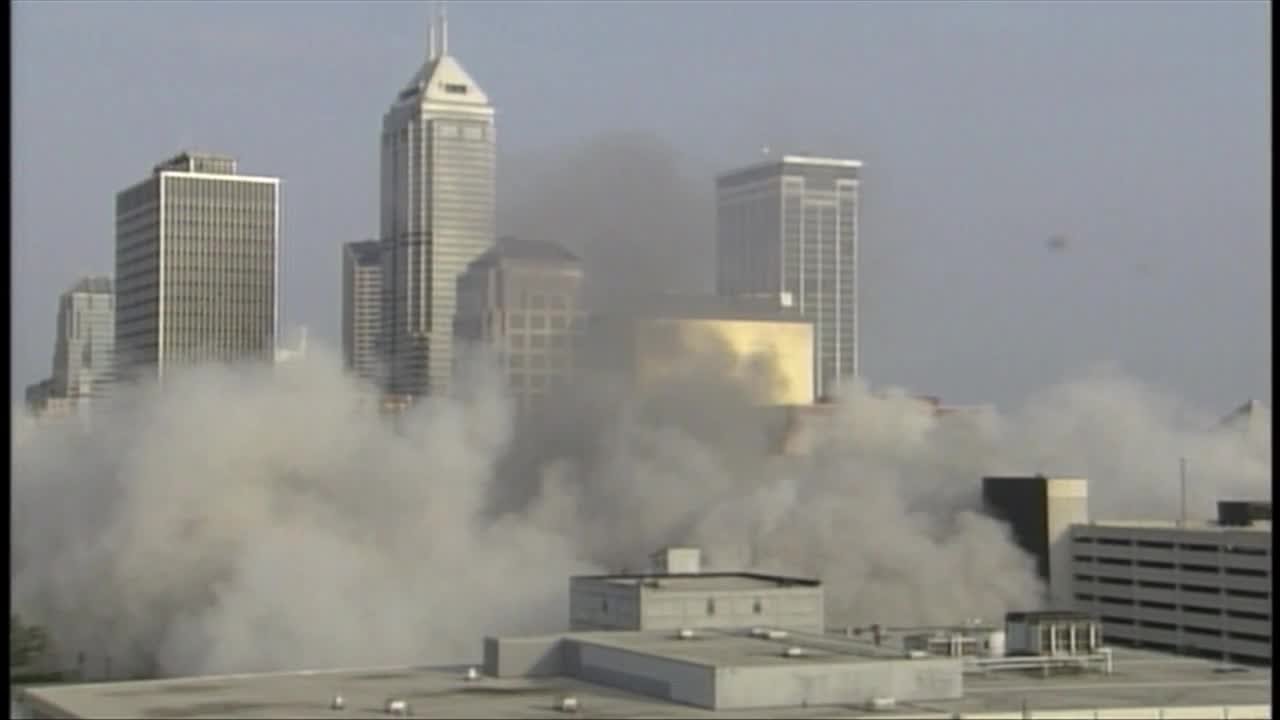 FROM 2001: Market Square Arena implosion - YouTube