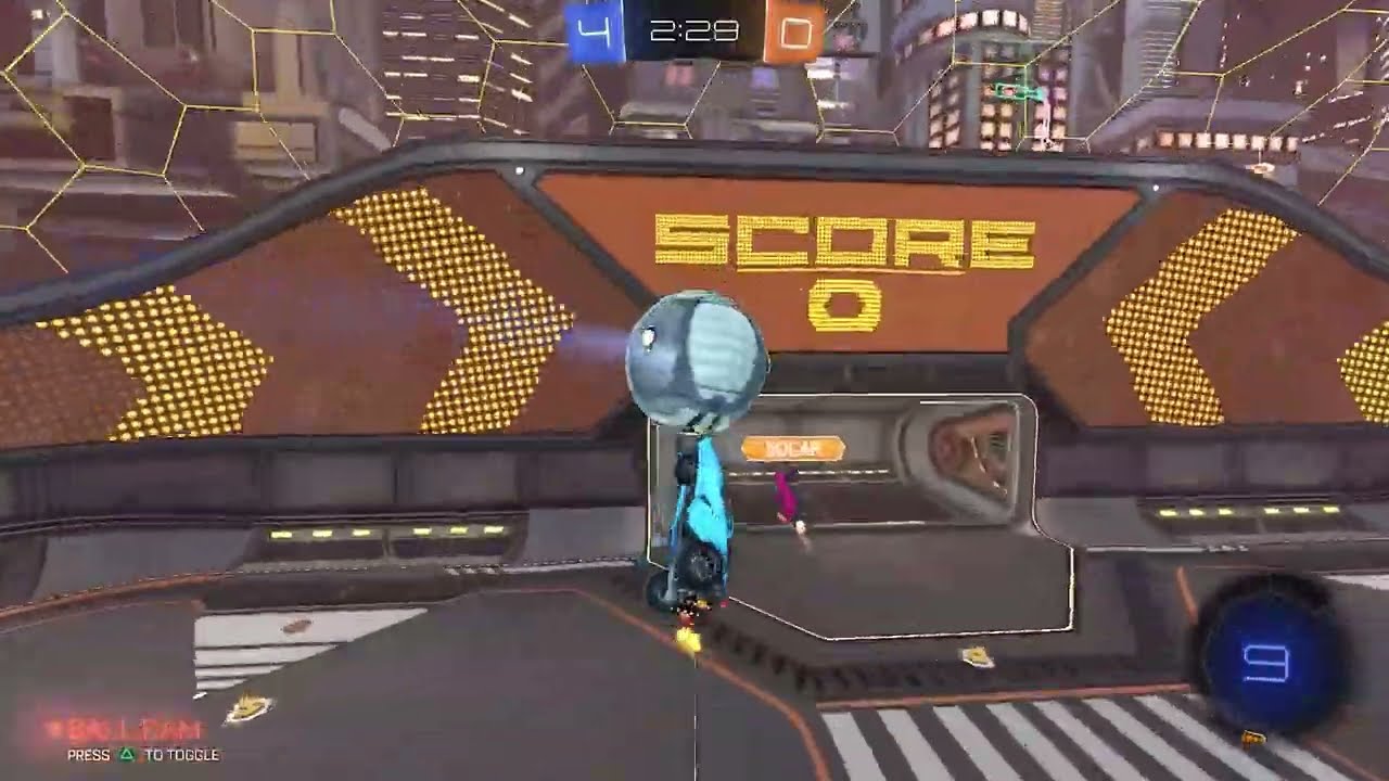 hitting flip resets in the 3-wheeled octane LOL... - YouTube