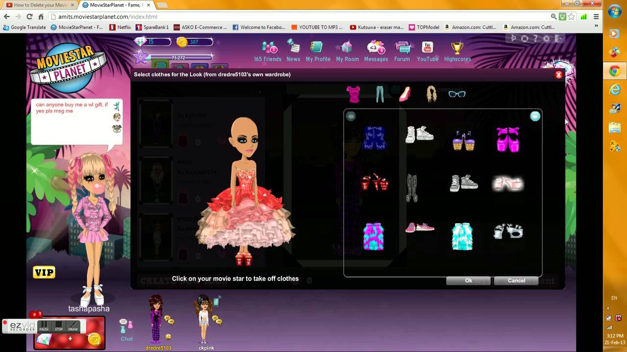 How to make a look of someone on msp ( moviestarplanet ) - YouTube