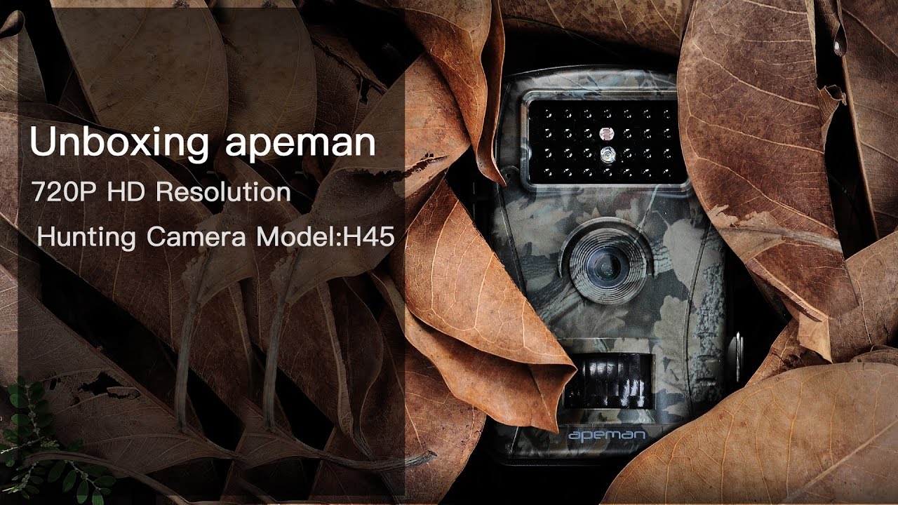 Unboxing Apeman Hunting Camera H45 - YouTube