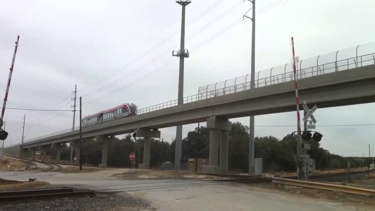 Capital Metro Commuter Train Austin, Texas - YouTube