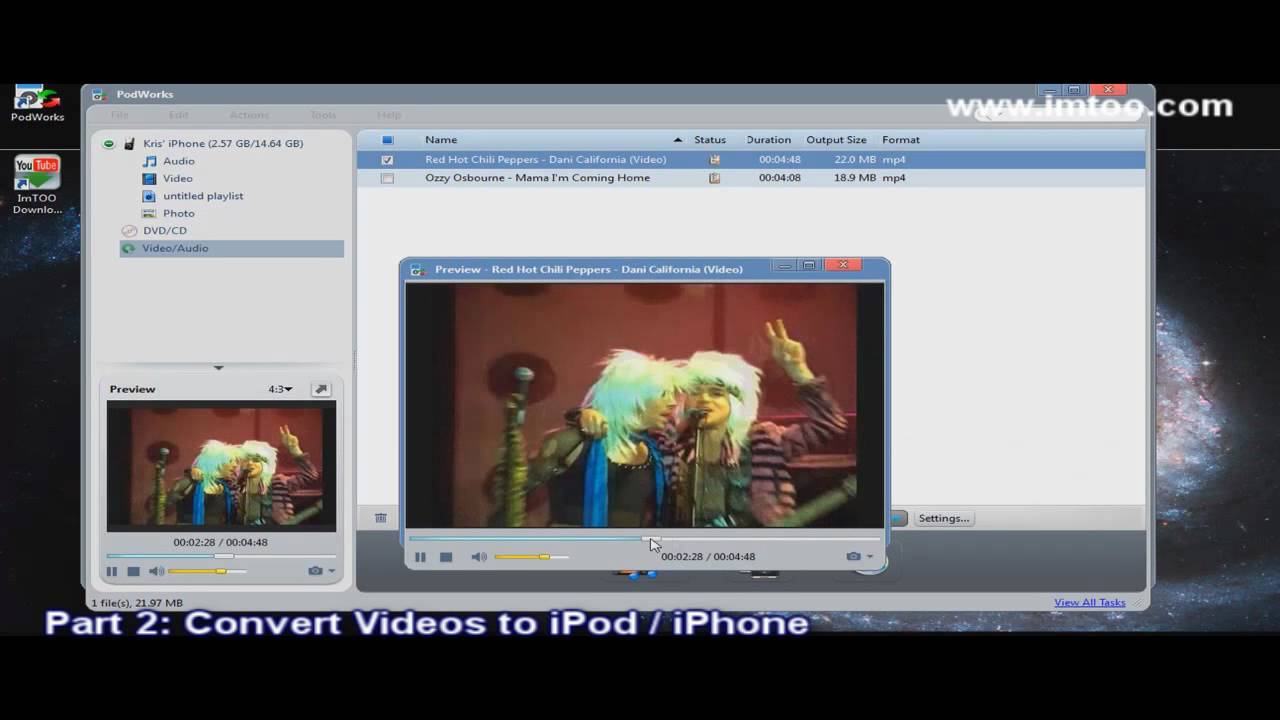 Transfer from iPod to Computer, Convert Video to iPod, and Rip CD and ...
