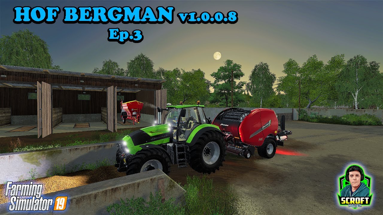 Goats & TMR Baling! | FS19 | Hof Bergmann(1.0.0.8) Ep.3 🐂 - YouTube
