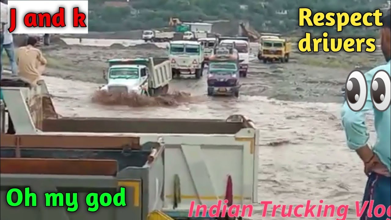J and k Reasi mein tuta bridge // Please respect drivers // Indian ...