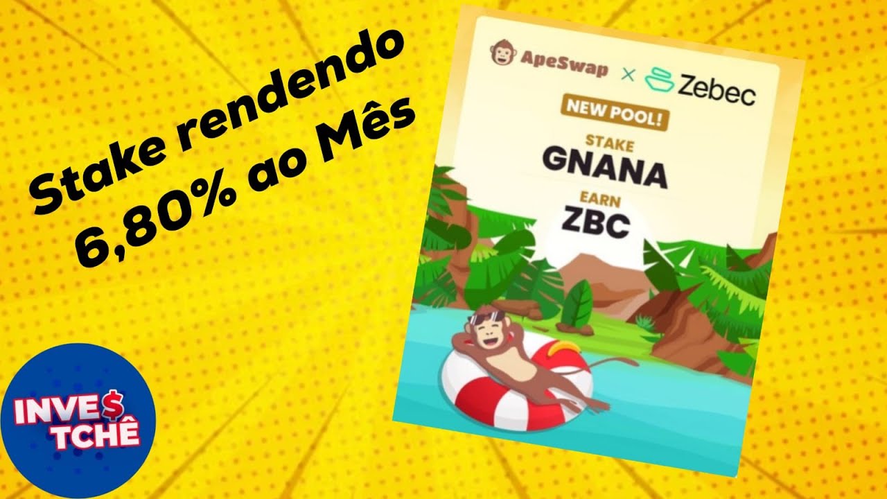 ApeSwap stake ZBC token de pagamentos - YouTube